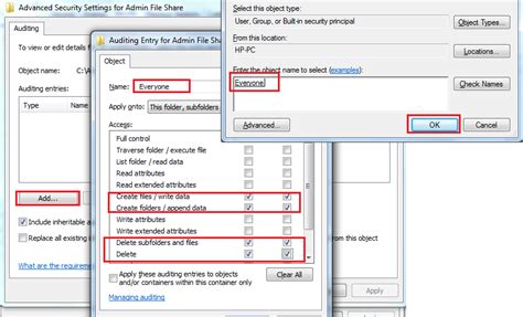 Enable File Access Auditing In Windows