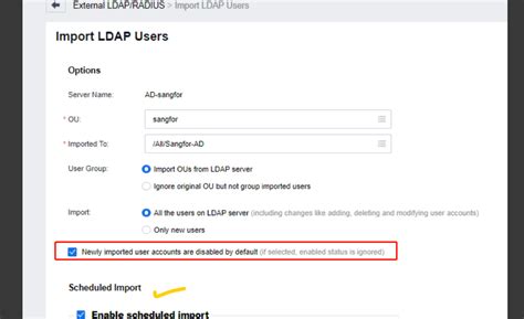 วิธีตั้งค่า enable scheduled import user จาก ldap server ใน vdi 5 6 0 บริษัท ซังฟอร์ เทคโนโลยี