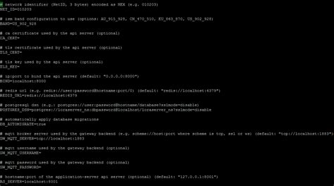 Issue On Configuring Lora Server And App Server Database Chirpstack