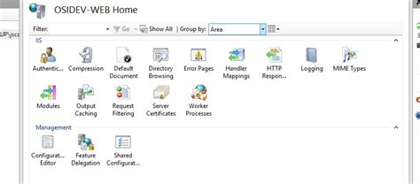Aspnet Section Is Missing From My Iis Stack Overflow