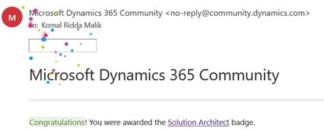 Komal Ridda Malik On Linkedin Microsoftcommunity Solutionarchitect Dynamics365