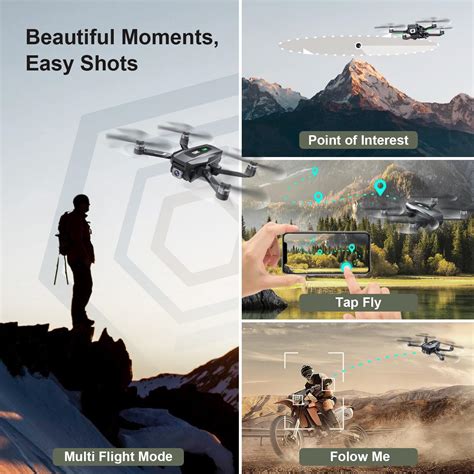 Dron Gps Plegable Con Cámara 4k Uhd Para Adultos Y Principiantes