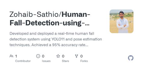 Github Zohaib Sathiohuman Fall Detection Using Pose Estimation Developed And Deployed A Real