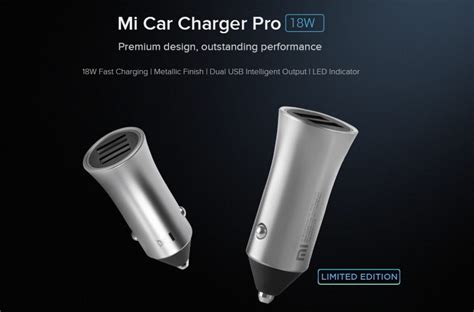 Xiaomi Launches Mi W Car Charger Pro With Metal Body In India For Rs
