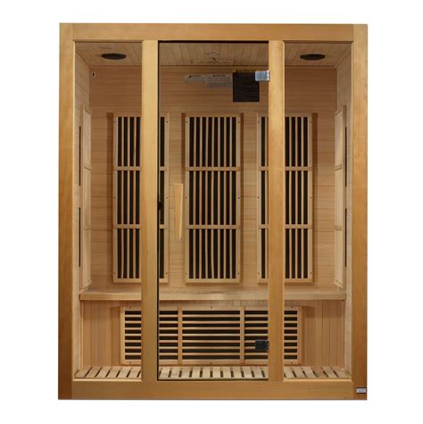 Maxxus Bellevue” 3 Person Low Emf Far Infrared Sauna Canadian Hemlo