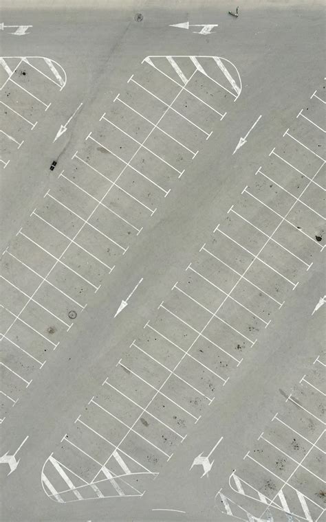 Empty Parking Lot Aerial