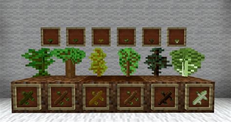 Bonsai Tree Crops Mod 1 12 2 Tiny And Cute Trees Mc Mod Net