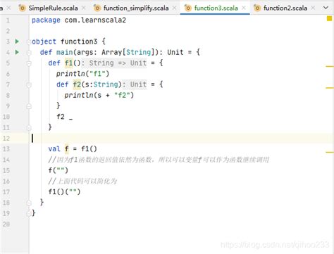 2020 09 11【学习笔记】scala语言（十七） Scala函数作为函数返回值scala 函数可以作为函数返回值返回 Csdn博客