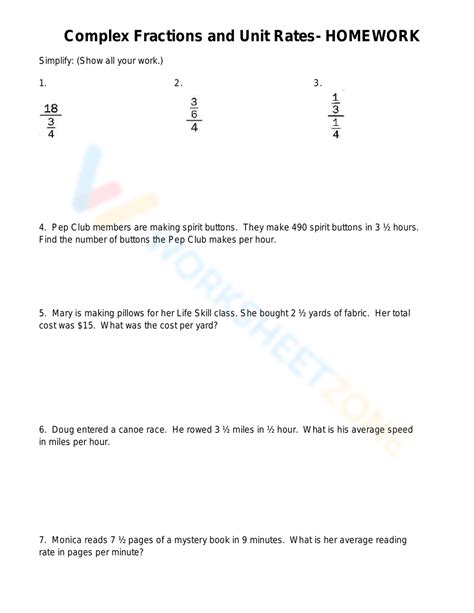 Find Unit Rates Change In Units Worksheets PDF RP A Th Worksheets Library