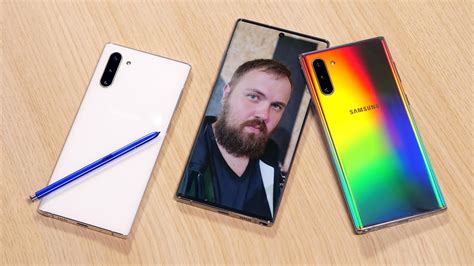 Первый взгляд на Samsung Galaxy Note 10+ и Note 10 - YouTube