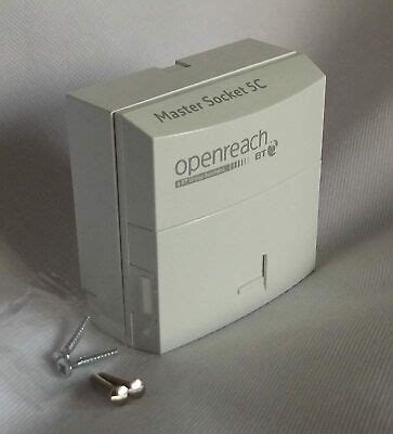 Electrical STec Genuine BT Openreach NTE C MK Main Master Telephone Socket NTE C Faceplate