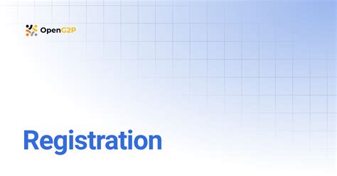 Registration Openg2p Docs