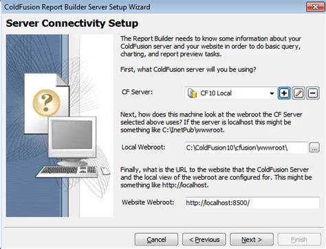 Coldfusion Tips Server Set Up In Coldfusion 10 Report Builder