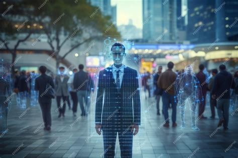 Premium Ai Image Face Detection And Recognition Of Citizen People Beautiful Illustration