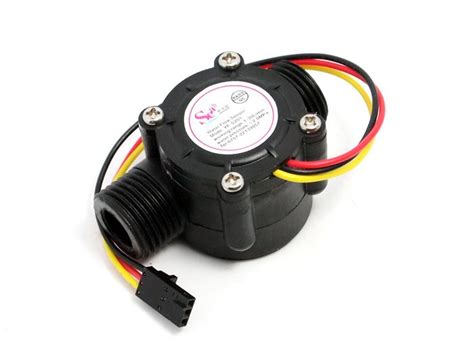 Water Flow Sensor Measure On 16x2 Lcd Display