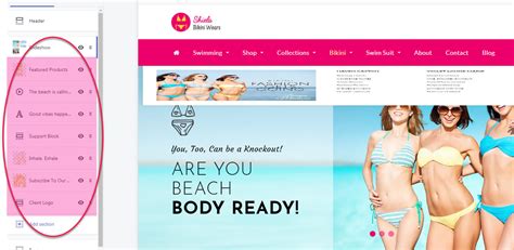 Shiela Lingerie Bikini Shopify Theme