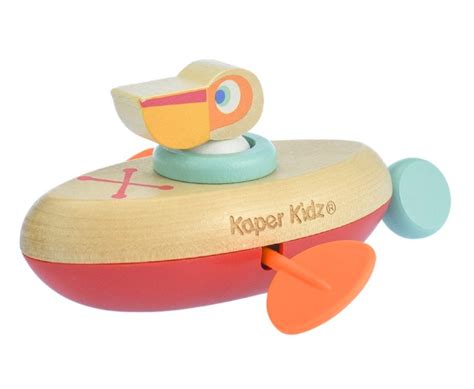 Clockwork Pelican Bath Toy At My Wooden Toys