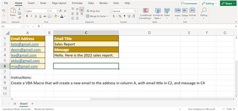 How To Use Chatgpt To Automate Sending Emails In Excel