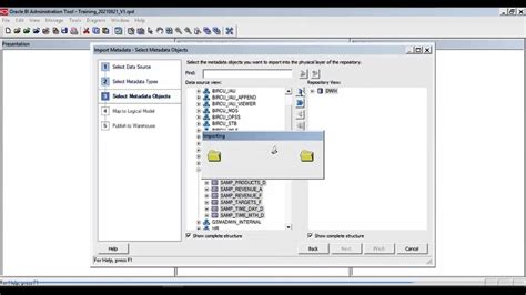 Oracle Bi Obiee Rpd Physical Layer Practice Youtube