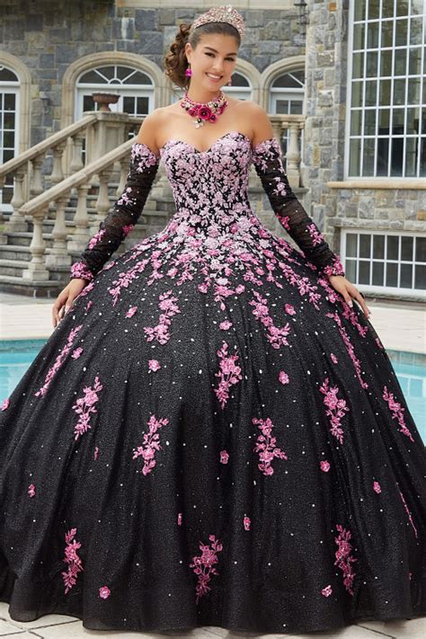 Glitter Tulle Quince Dress Vizcaya By Morilee 89415
