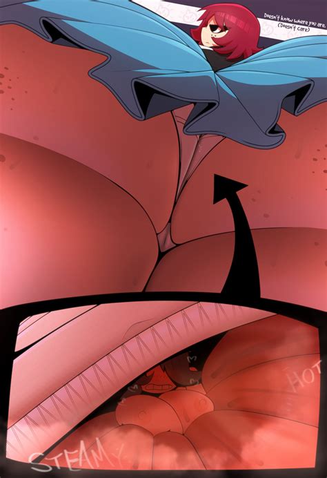 Rule 34 2d Anal Vore Asshole Breast Squish Clothed Female Clothing Entrapment Color Giantess