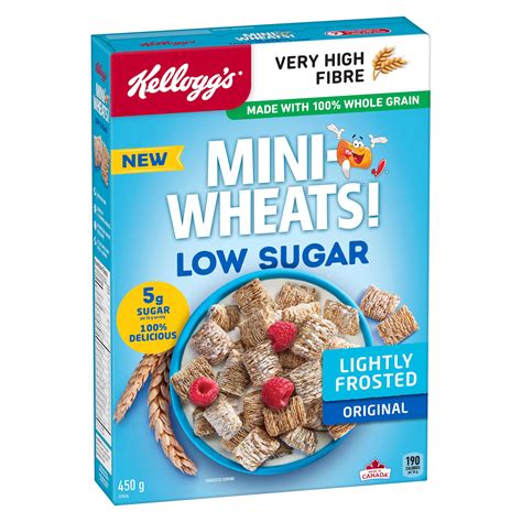 Kelloggs® Mini Wheats® Low Sugar Cereal Smartlabel™
