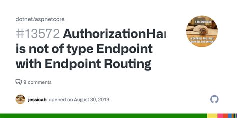 authorizationhandlercontext resource is not of type endpoint with