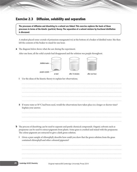 Cambridge Igcse Chemistry Workbook Fourth Edition By Cambridge International Education Issuu