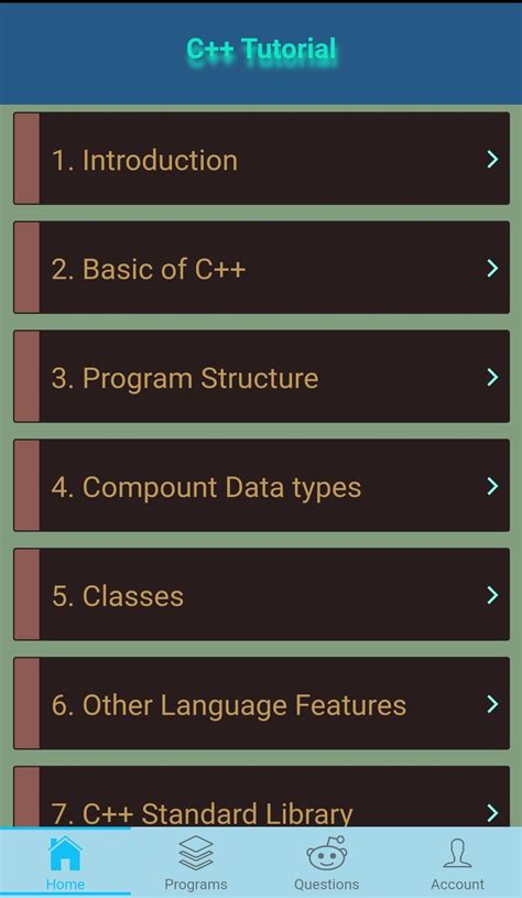 C Tutorial Apk For Android Download