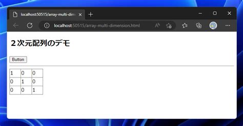 2次元配列多次元配列の宣言初期化代入参照 JavaScript プログラミング iPentec