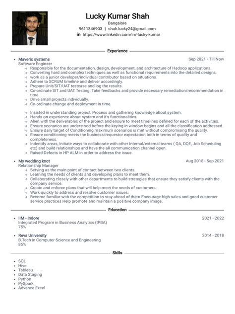 Lucky Kumar Cv Pdf Computing Information Technology