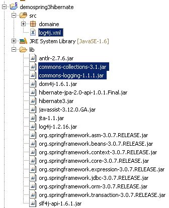 Tutoriel Spring N7 intégration Spring 3 Hibernate objis com