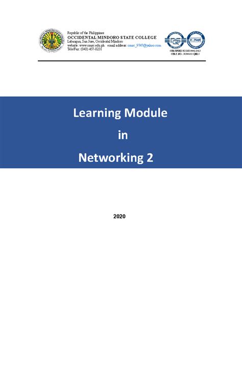 Networking 2 Lesson 1 Lecture Notes Learning Module In Networking 2
