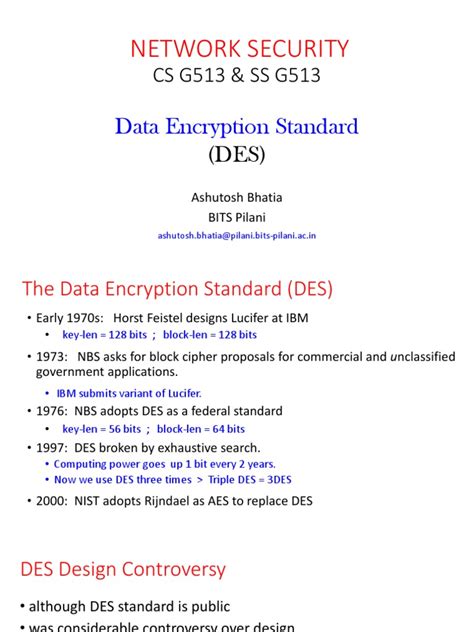 data encryption standard pdf cryptography key cryptography