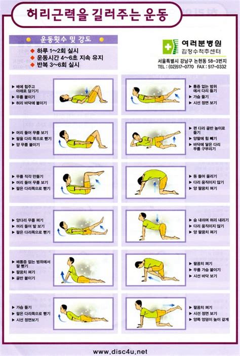 [허리디스크 운동 허리디스크 스트레칭] 척추에 좋은 운동과 나쁜 운동[여러분병원] 네이버 블로그