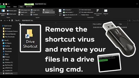 How To Remove Shortcut Virus Using Cmd Youtube