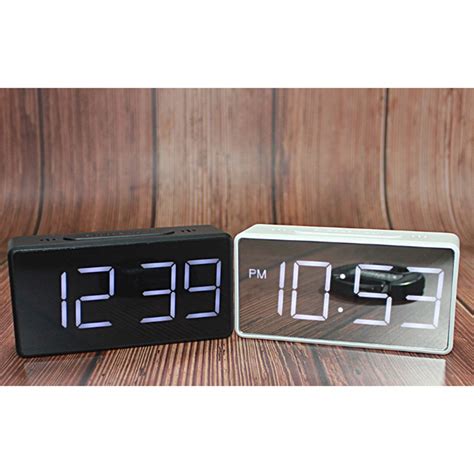Led Digital Alarm Clock USB Port Battery Operated Alarm Clocks Bedside Shopee Philippines