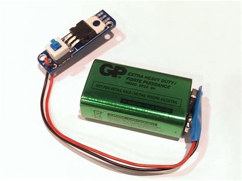kit battery 9v input output 9v and 5v to breadboard ram electronics website