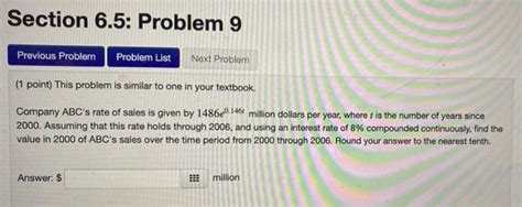 solved section 6 5 problem 9 previous problem problem list