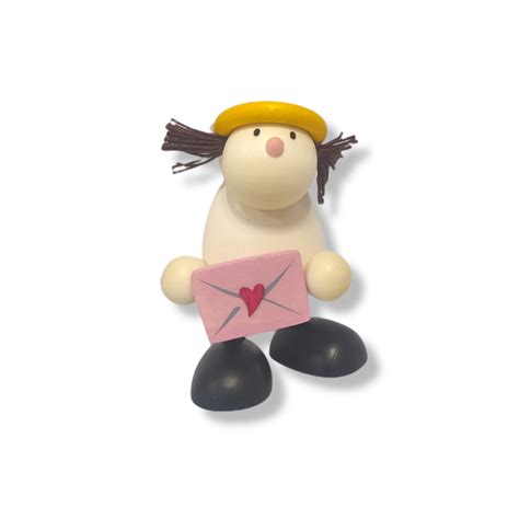 Figure With A Heart Lotte With A Love Letter Erzgebirgskunst Shop