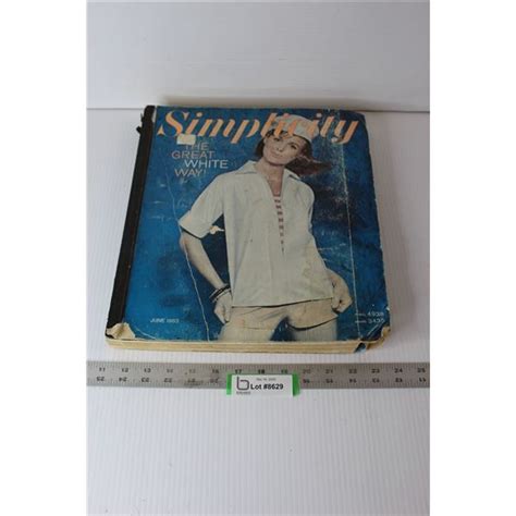 Simplicity Pattern Book June 1963 Bodnarus Auctioneering