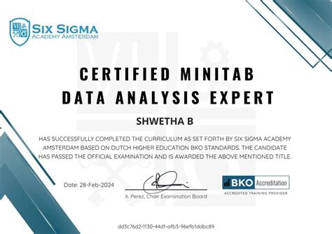 shwetha b on linkedin hi i am happy to share my new certification with minitab for data…