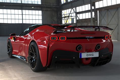 Ferrari Sf90 Gains Carbon Fiber Wing Titanium Exhaust And More Power
