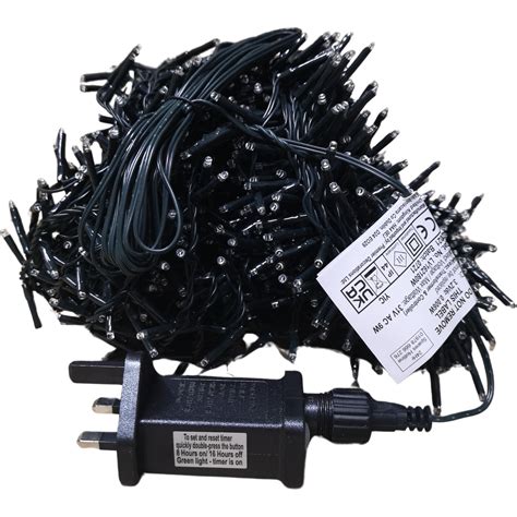premier 1500 vintage led treebrights christmas lights with timer