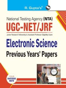 NTA UGC NET JRF Electronic Science Paper II Previous Years Papers Buy NTA UGC NET JRF