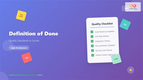 Definition Of Done Essential Quality Standards And Best Practices In Scrum Codelucky