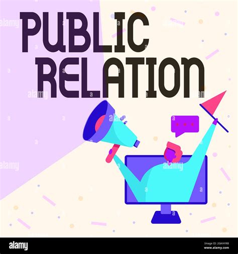 Text Caption Presenting Public Relation Business Approach Practice Of Deliberately Managing The