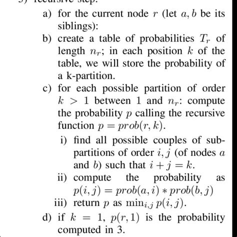 Outline Of The Multipartition Mp Algorithm Download Scientific Diagram