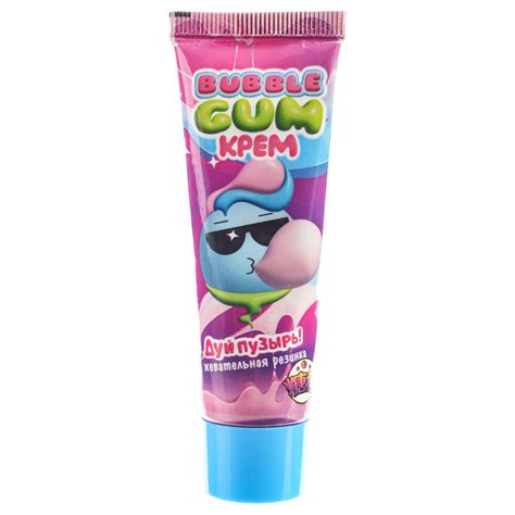 Жевательная резинка в тубе Дуй пузырь Бабл гум крем 22г арт 347 186 купить в г Новороссийск