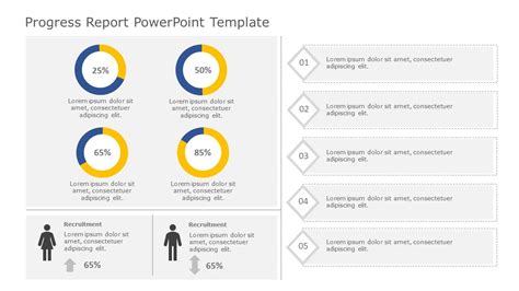 Progress Report Powerpoint Template
